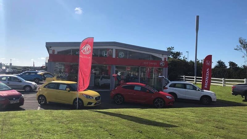 MG New & Used Car Dealer | Cardigan, Neyland & Carmarthen | OC Davies